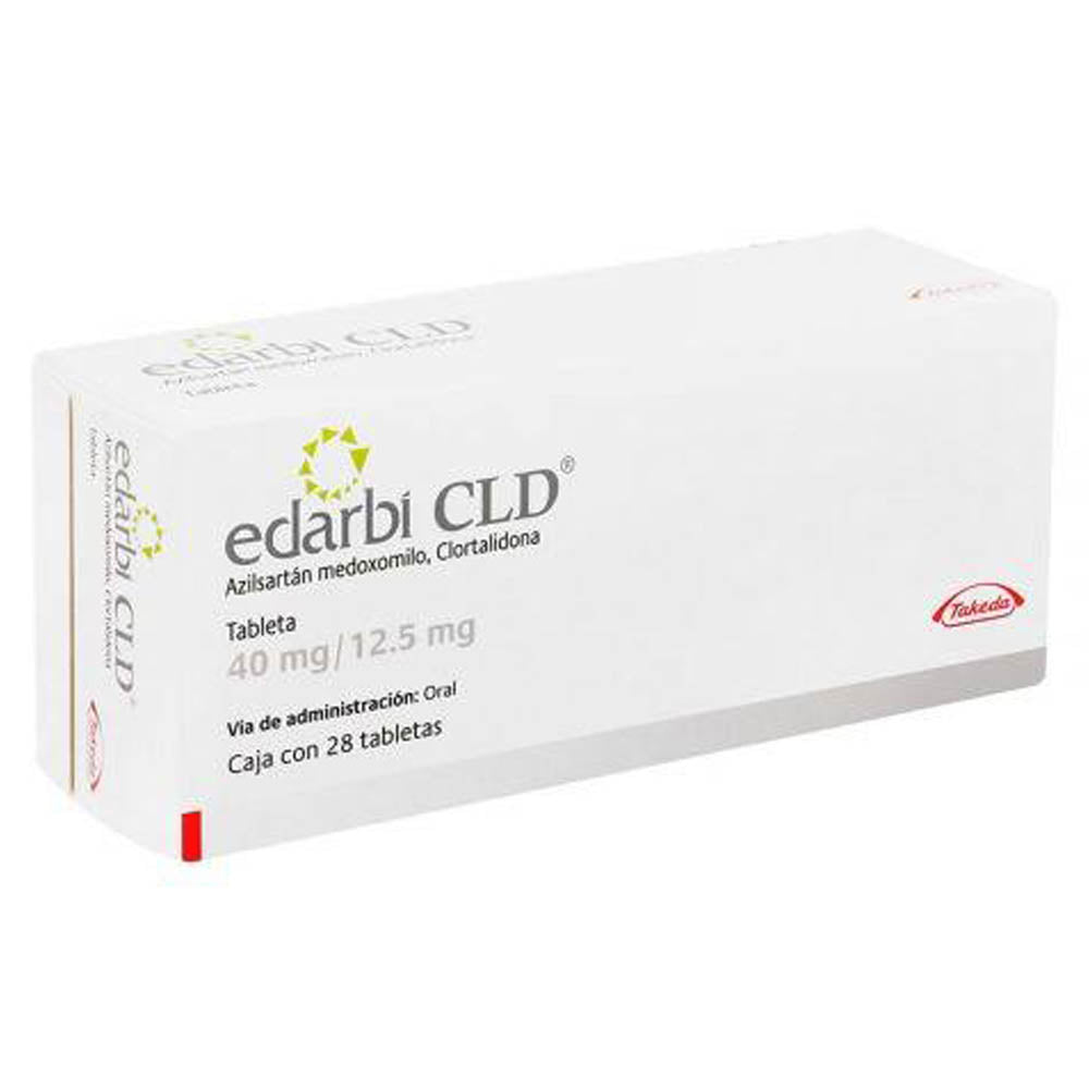 Edarbi cld 28 tabletas 40mg/12.5mg