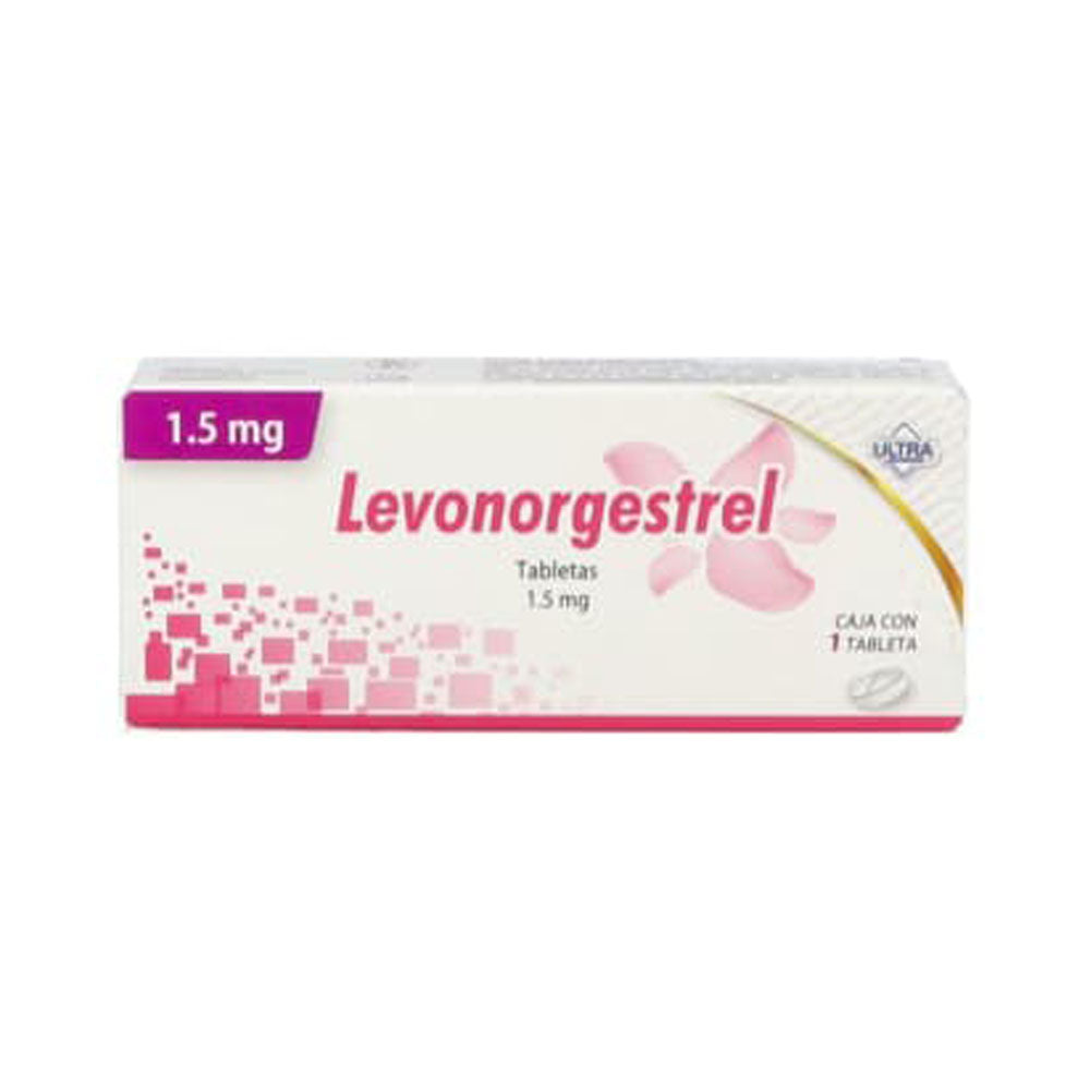 Levonorgestrel 1.5mg tabletas con 1(ultra)